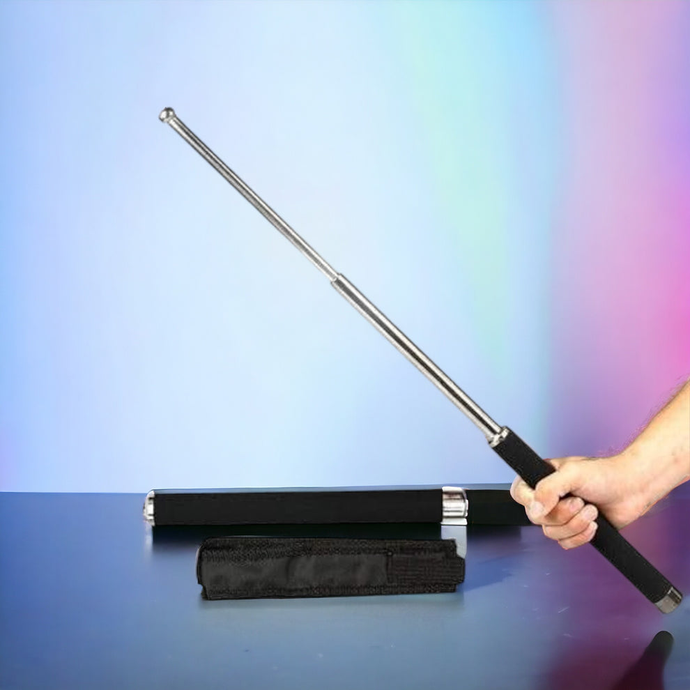 UK-0337 Collapsible Self Defense Stick Extended, Stick Safety For Men ...